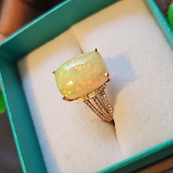 Effy | Jewelry | Effy Rose Gold Opal Diamond Ring | Poshmark